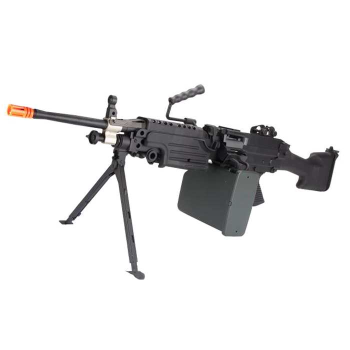 Airsoft Machine Gun Full Metal M249 Version MK II / Black / AEG ...