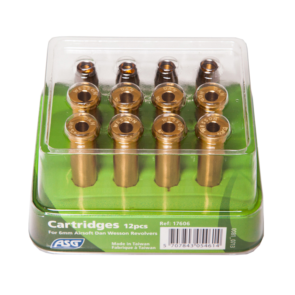 Asg Dan Wesson 6mm Airsoft Cartridges 12pk Golden Plaza