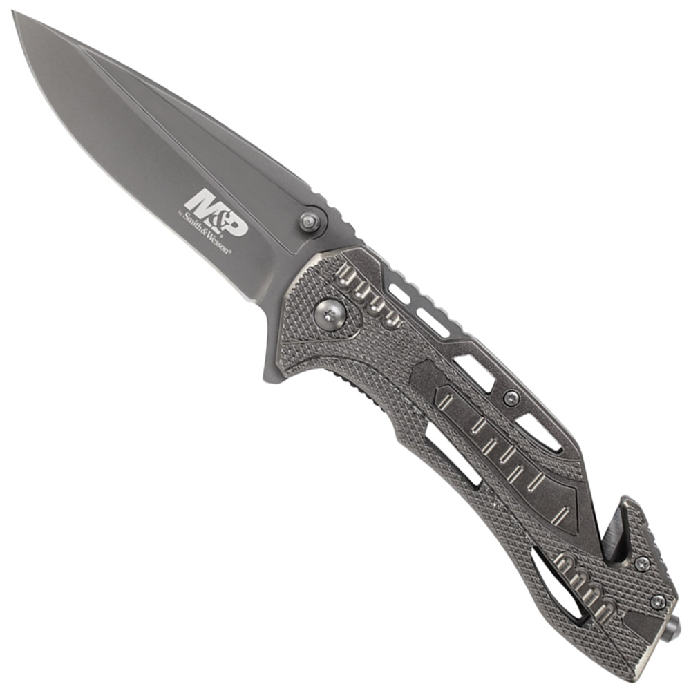 Smith & Wesson M&P Flipper Drop Point Blade Folding Knife | Golden Plaza