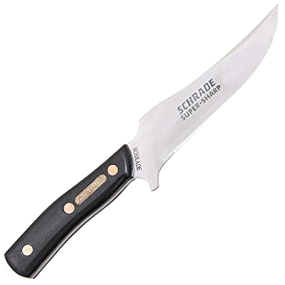 Schrade Old Timer 15OT Deerslayer Clip Point Fixed Blade Knife | Golden ...