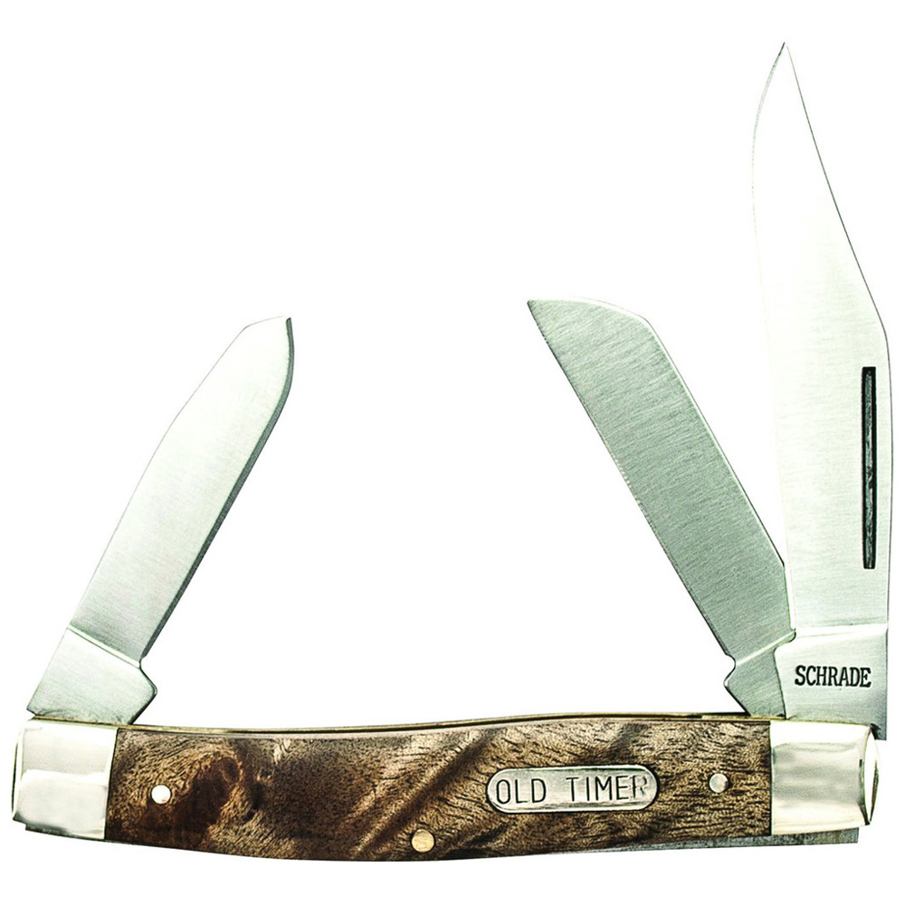 Schrade 8OT Old Timer Senior Folding Blade Knife | Golden Plaza
