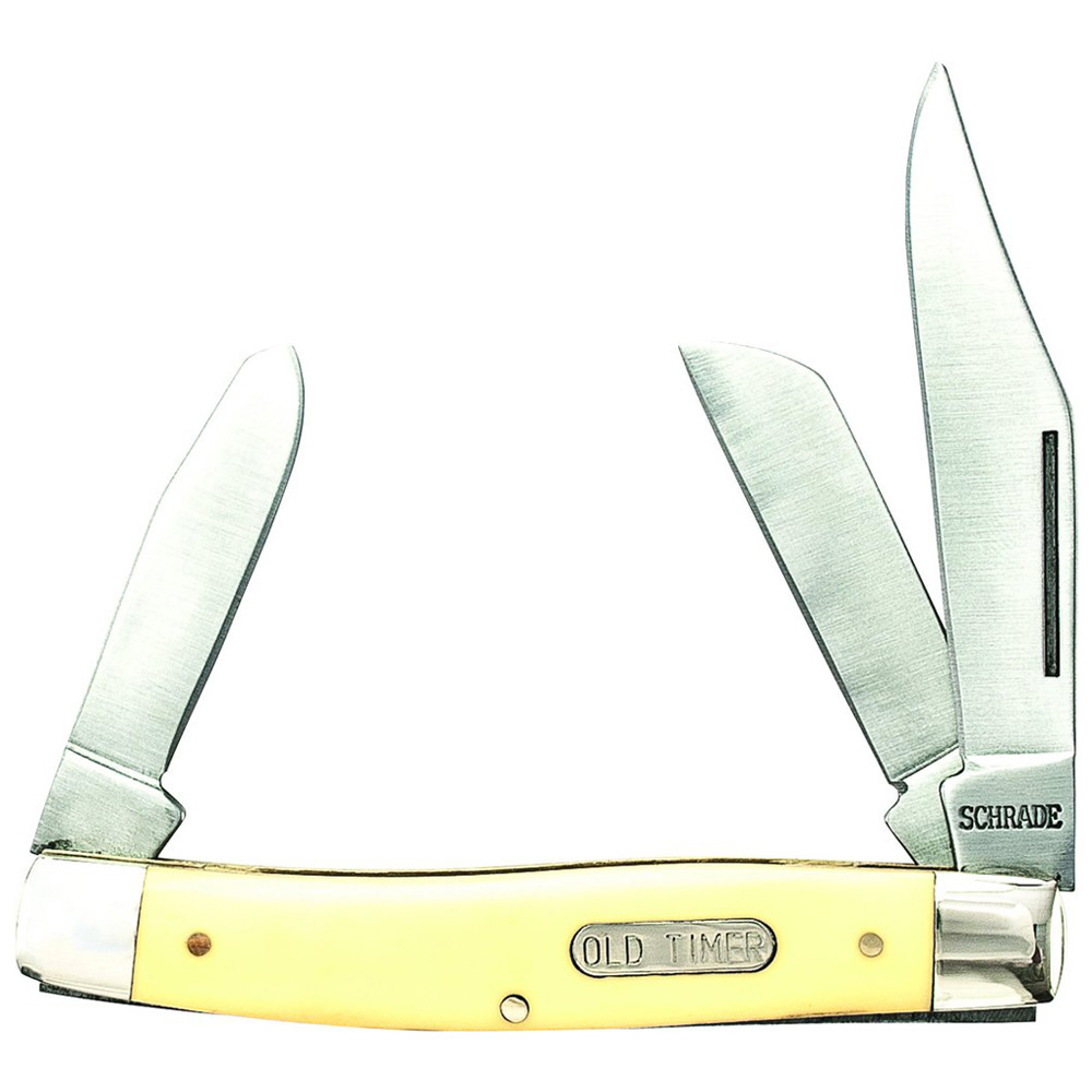 Schrade 8OT Old Timer Senior Folding Blade Knife | Golden Plaza