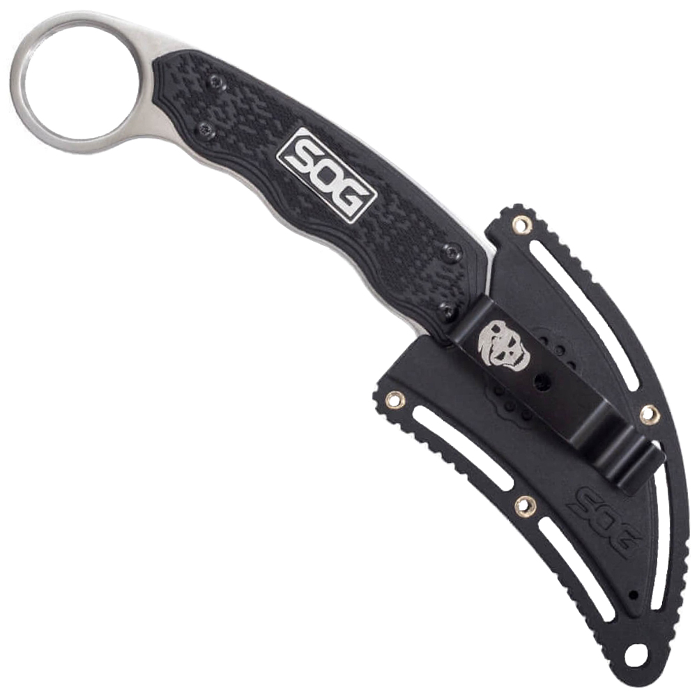 Gambit Sheepsfoot Shape Fixed Blade Knife w/ Sheath | Wholesale ...