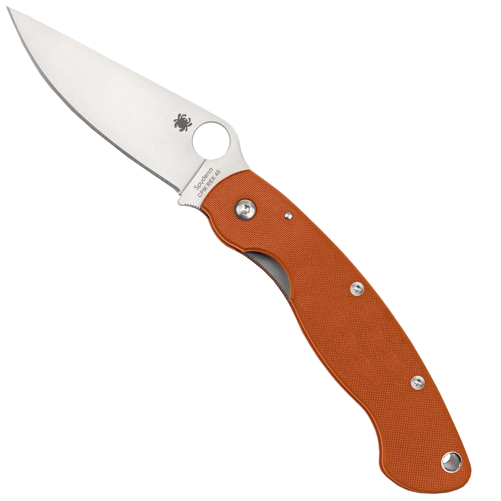 Spyderco Military G10 Handle 5.52 Closed Folding Knife | Golden Plaza