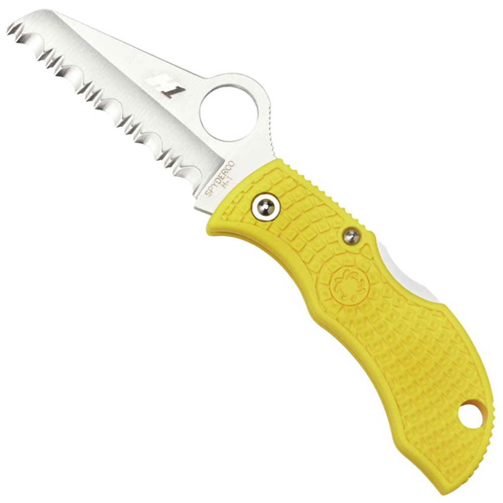 Manbug Salt Sheepsfoot Style H-1 Steel Blade Folding Knife | Golden Plaza