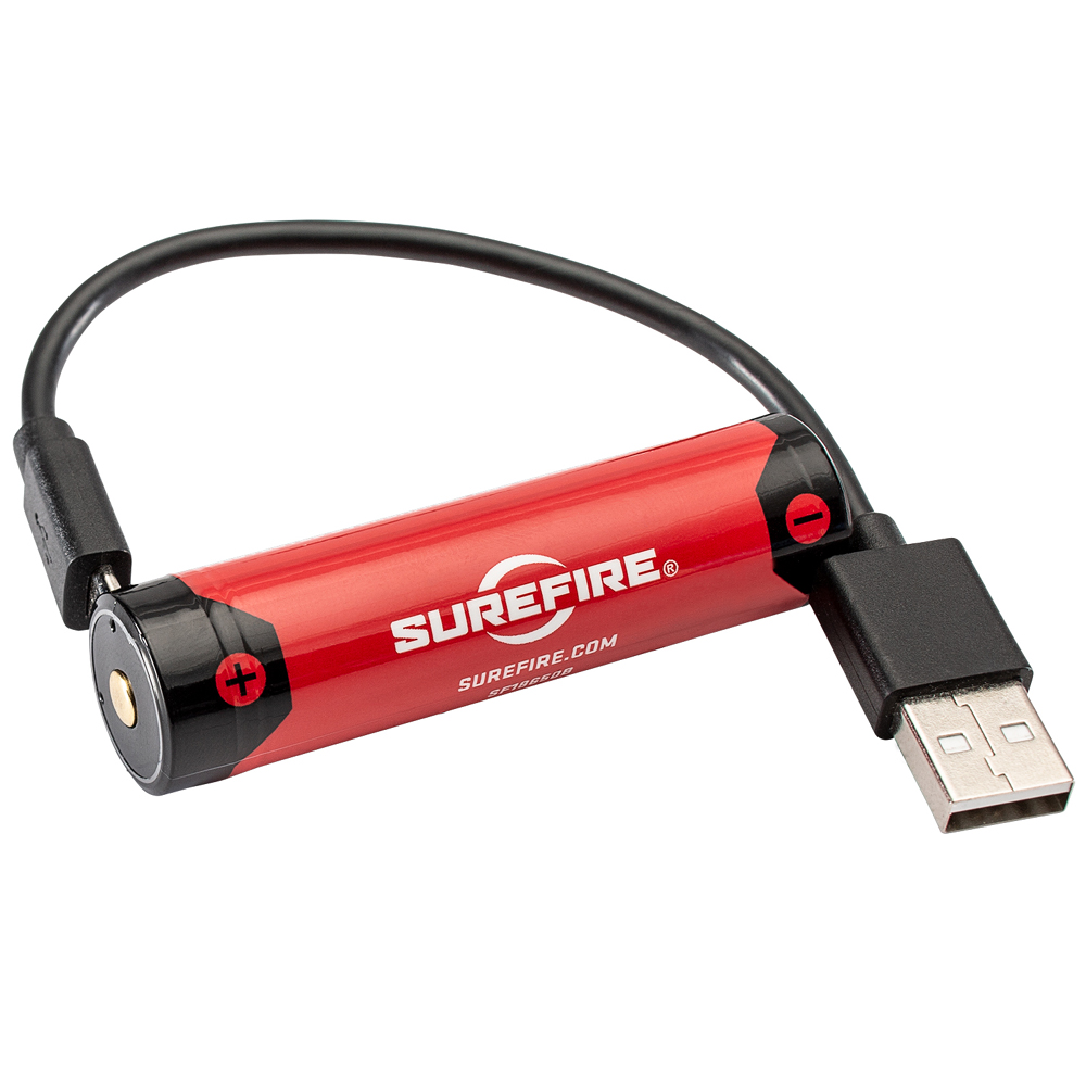 SureFire Micro USB Lithium Ion Rechargeable Battery - 3500mAh | Golden ...