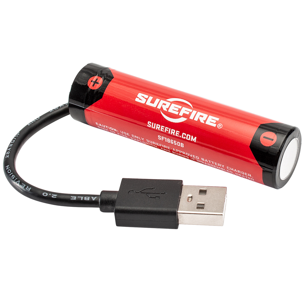 SureFire Micro USB Lithium Ion Rechargeable Battery - 3500mAh | Golden ...
