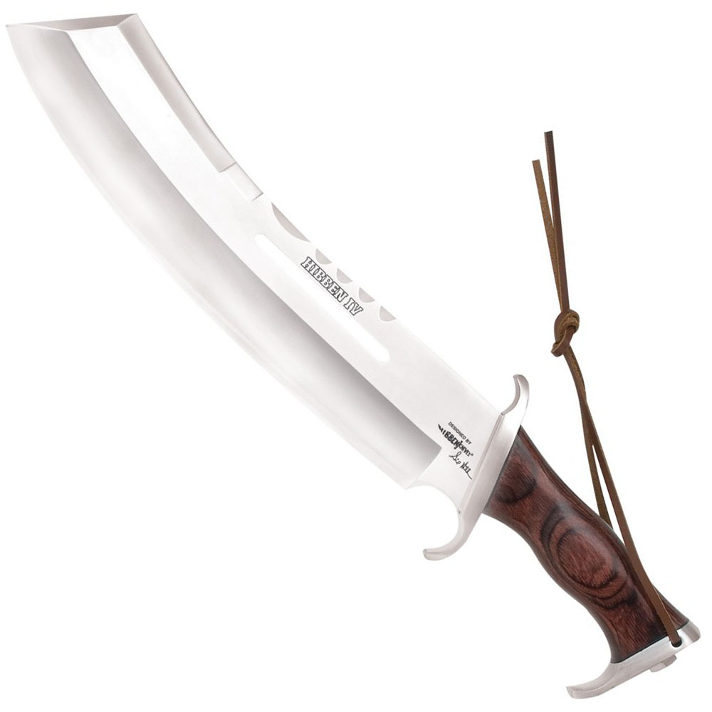 Gil Hibben IV Combat Machete with Leather Sheath | Golden Plaza
