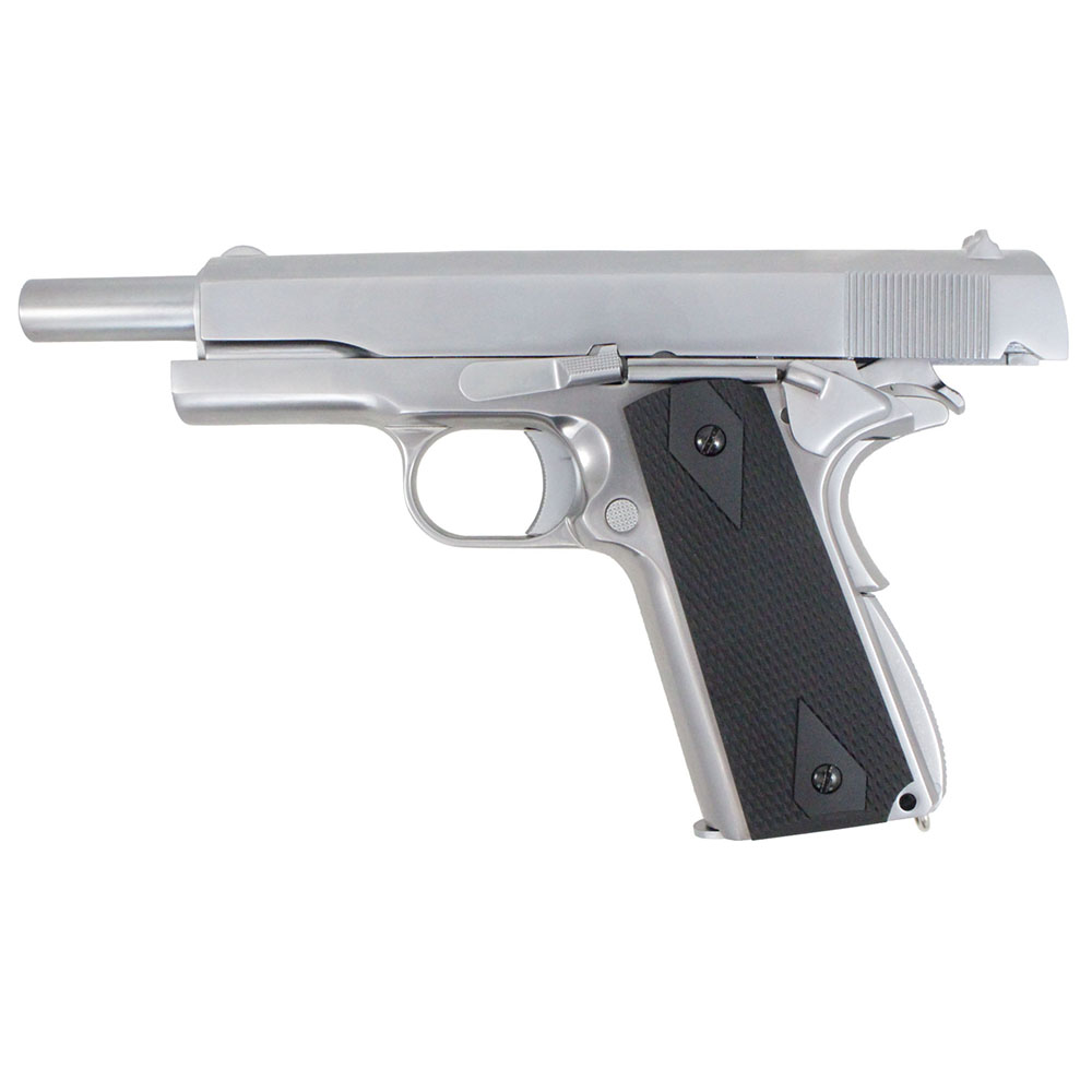 WE Airsoft 1911 Chrome Green Gas Pistol | Wholesale | Golden Plaza