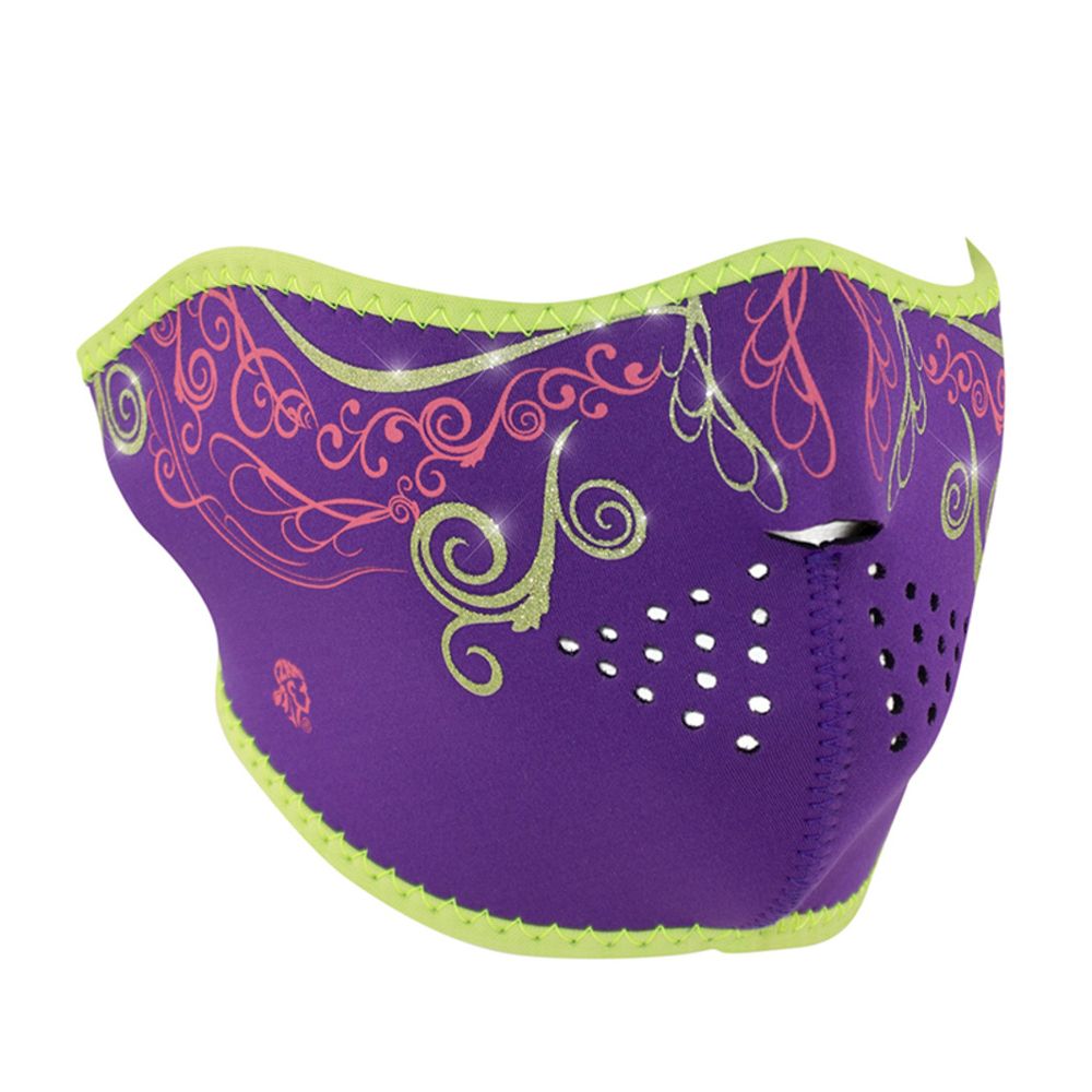 Half Mask Neoprene Purple Venetian