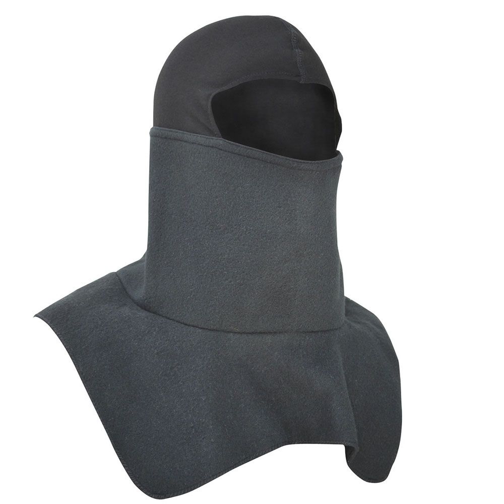 Balaclava Fleece Spandex Crown Black