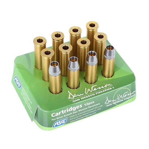 Asg Dan Wesson 6mm Airsoft Cartridges 12pk Golden Plaza