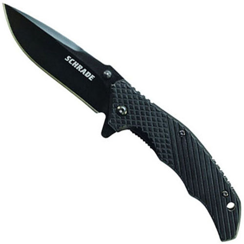 Buy Cheap Schrade Frame Lock Drop Point Black Steel Handle Folding ... Buy Cheap Schrade Frame Lock Drop Point Black Steel Handle Folding ...